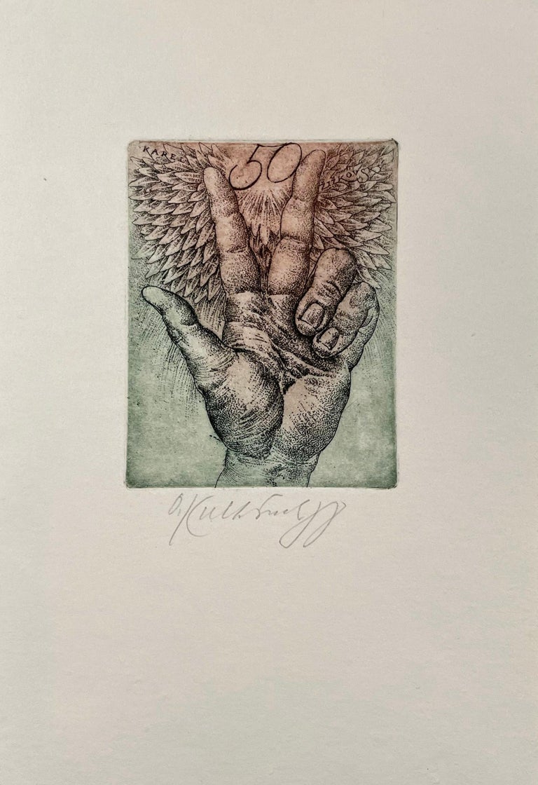 Oldrich Kulhanek - 50, birthday card by Oldrich Kulhanek For Sale at ...