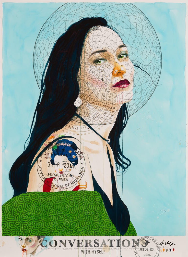 Ole Aakjær - Conversations With Myself For Sale at 1stDibs