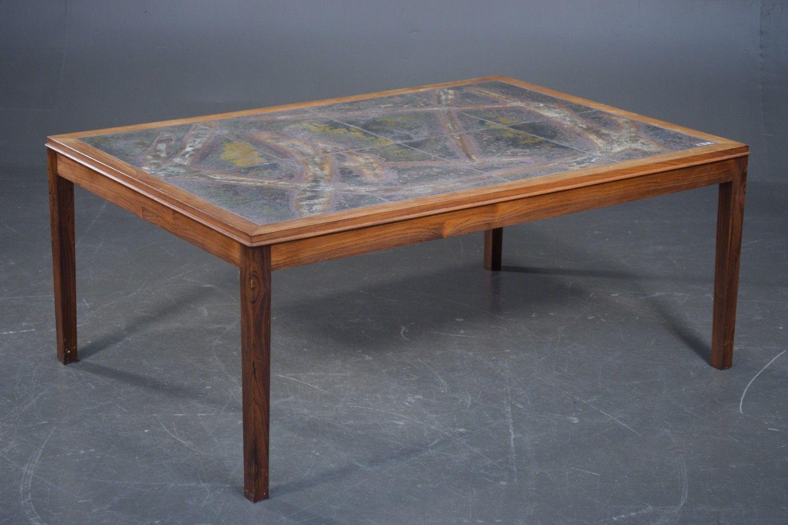 Ole Bjorn Kruger Abstract Tile Coffee Table For Sale at 1stDibs