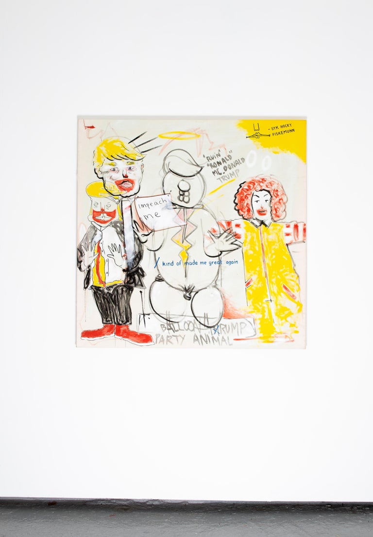 Ole Fredrik Hvidsten - «O Donald, where aren't thou?» Acrylic on Canvas ...