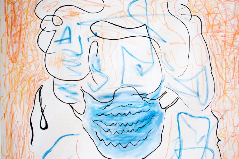 Ole Fredrik Hvidsten - «This mask will last a lifetime» Acrylic on ...