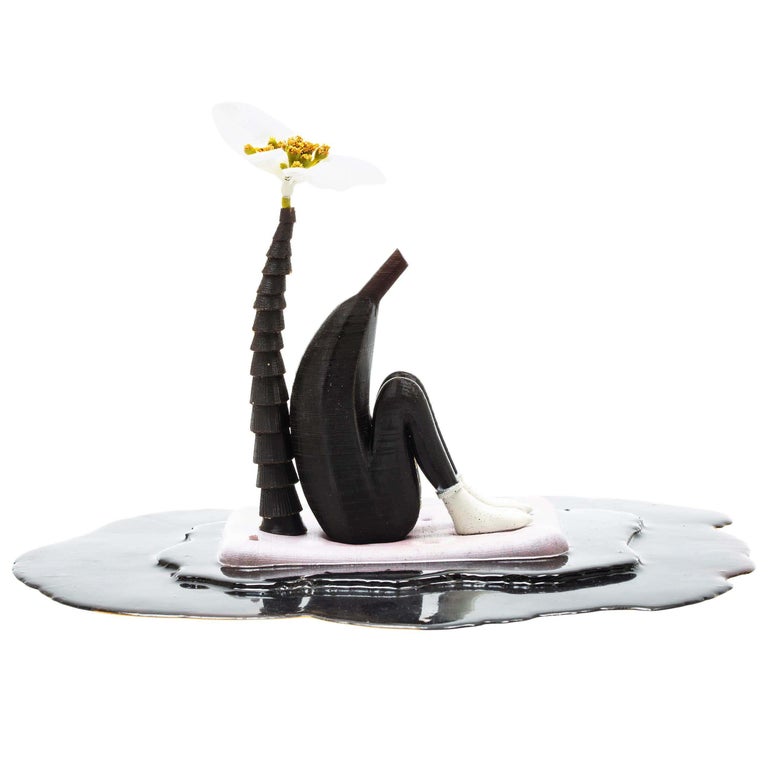 Ole Fredrik Hvidsten - «Nothing but deep water over the horizon» Figurative Sculpture by O. F ...