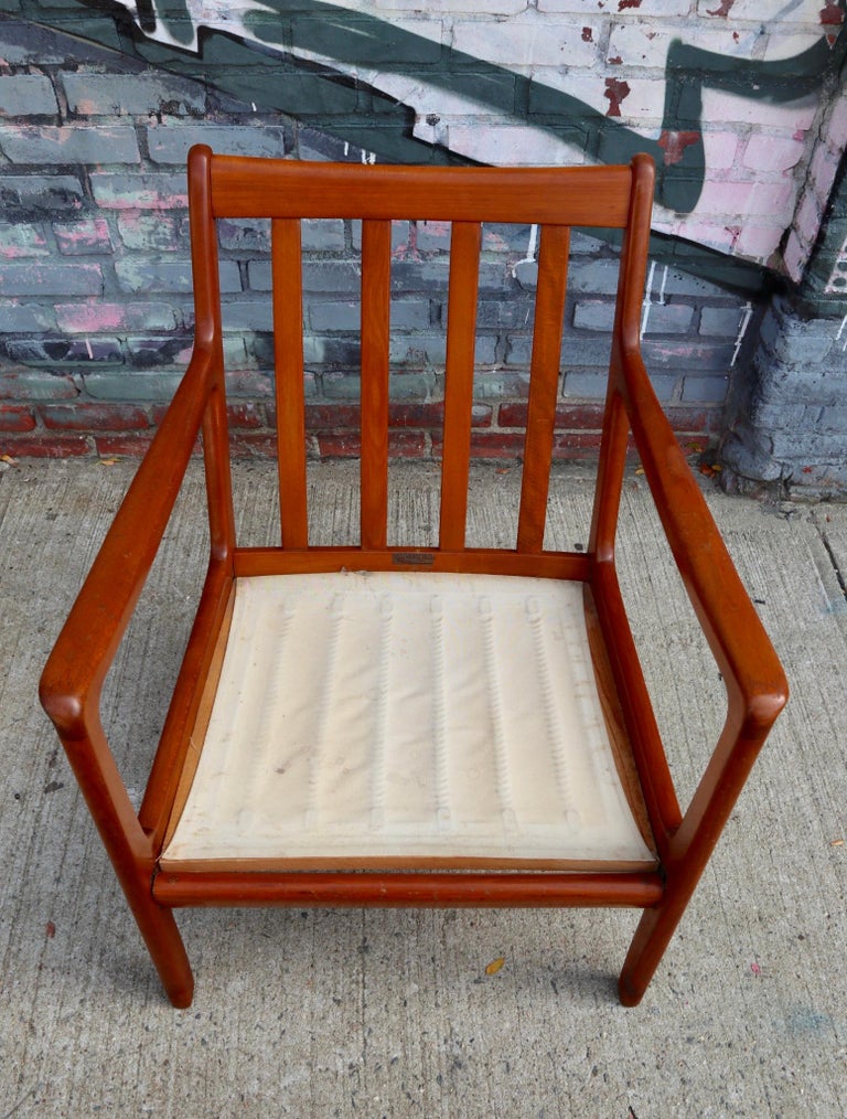 Ole Wanscher Lounge Chair and Ottoman for John Stuart at 1stDibs