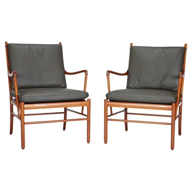 Ole Wanscher, Pair of "Colonial" Armchairs For Sale at 1stDibs