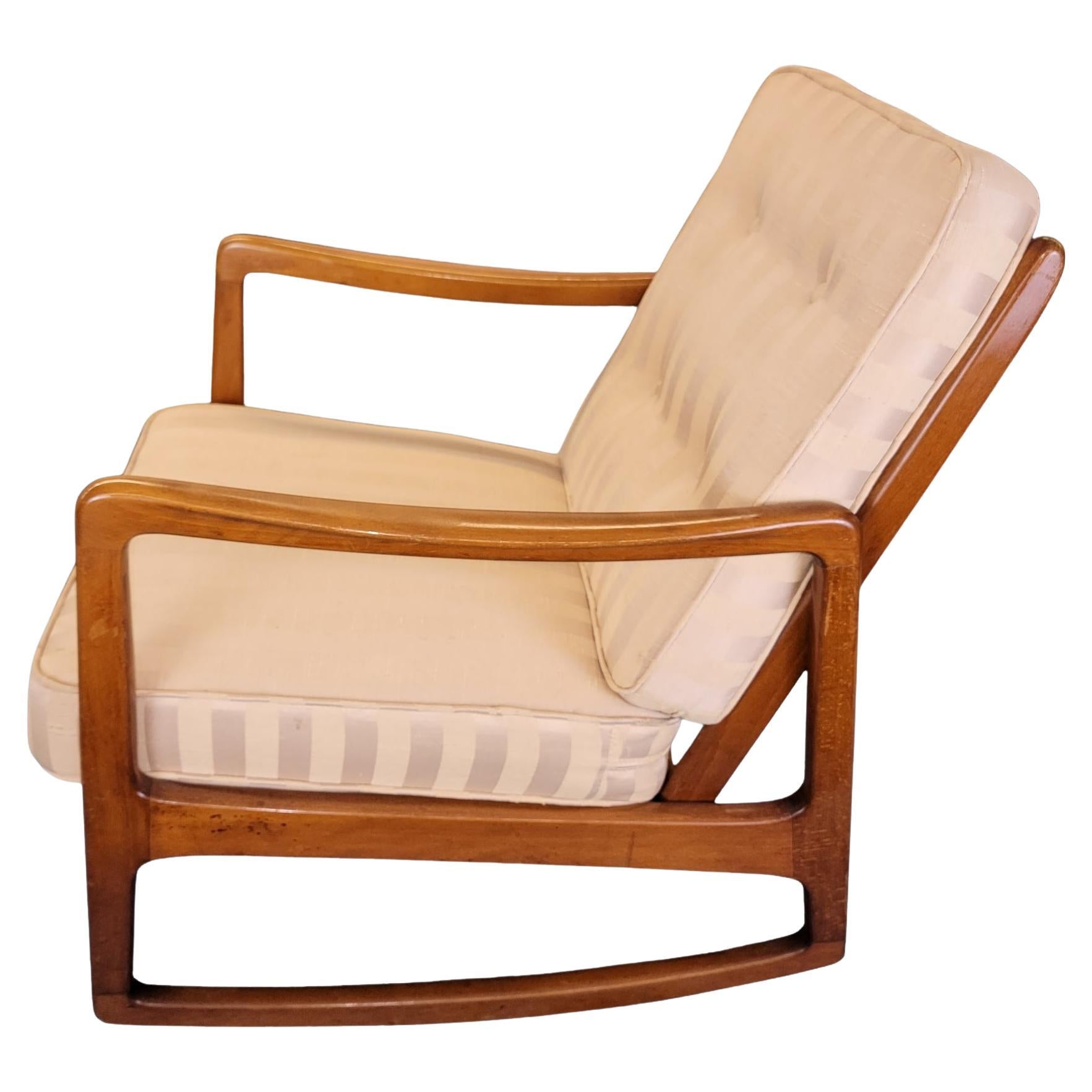 "Senator" Rocking Chair by Ole Wanscher for France and Son, Denmark ...