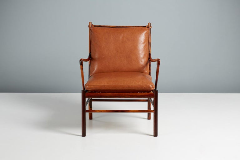 Ole Wanscher Rosewood Colonial Lounge Chair, 1949 For Sale at 1stDibs