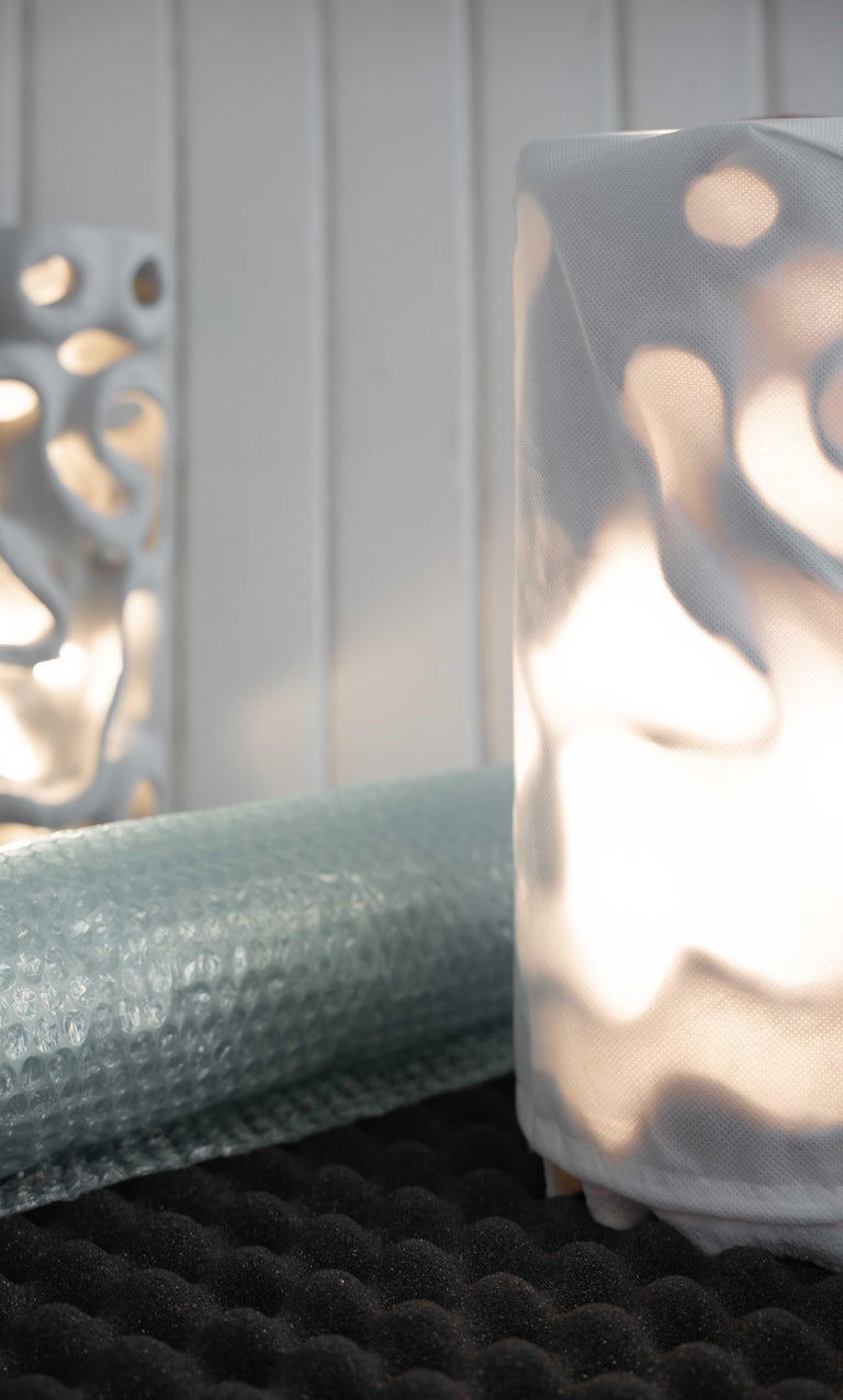 Olea Table Lamp, 3d-Printed Sand, Sculptural Organic, Unique Ambient ...