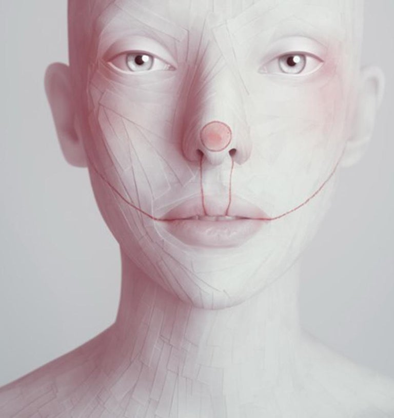 Oleg Dou - "Clown", C-Print Mounted with Acrylic - Portrait Photography ...