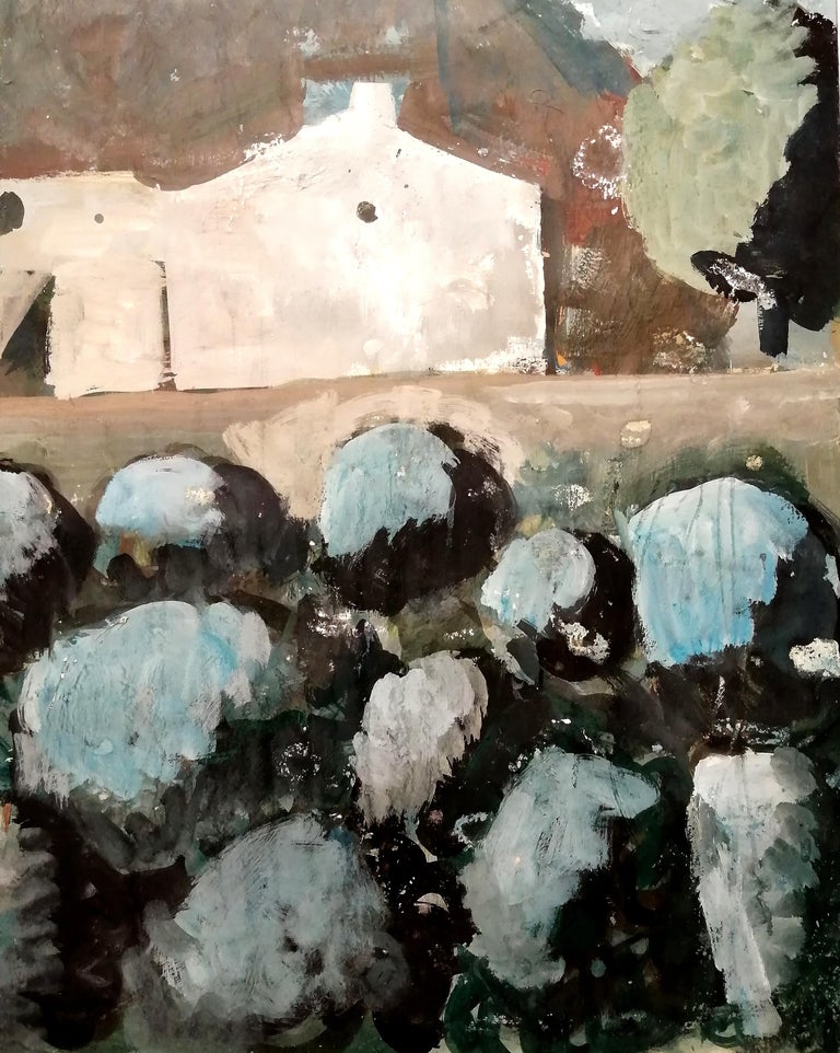 Oleg Zinger - Provence Landscape - Large Mid 20th Century French Cubist ...