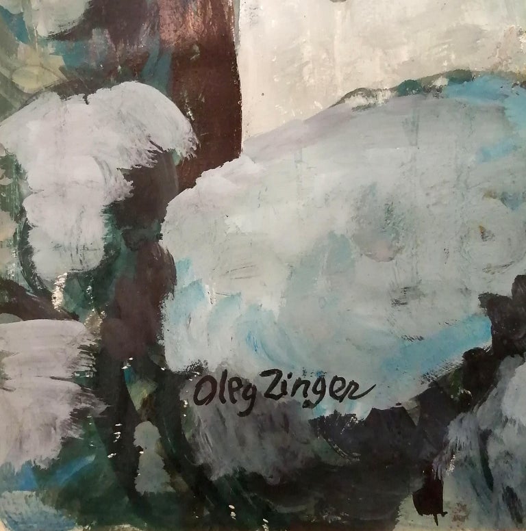 Oleg Zinger - Provence Landscape - Large Mid 20th Century French Cubist ...