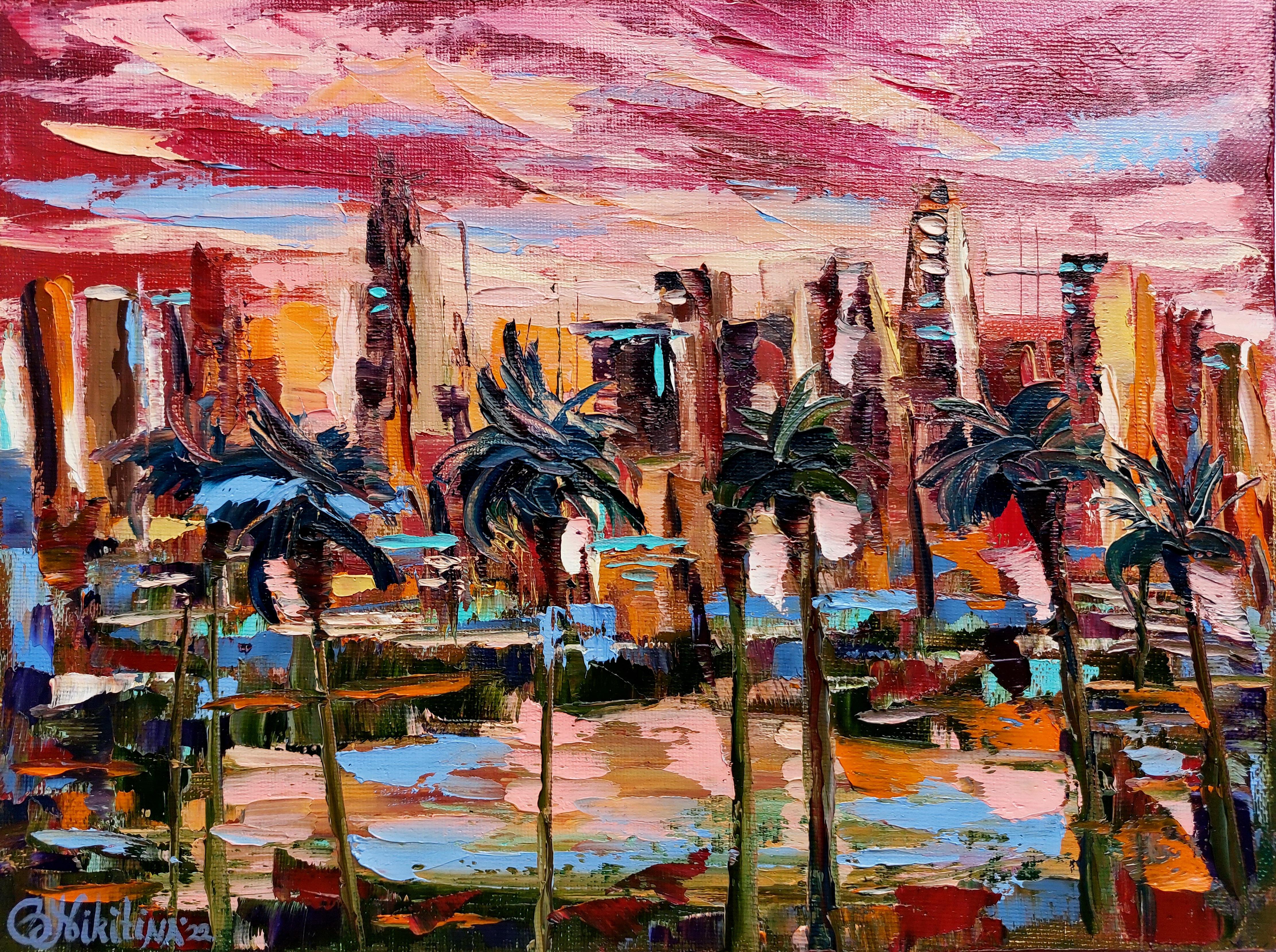 Olga Nikitina - Tropical Coral Reef UNDERWATER PAINTING was created ...