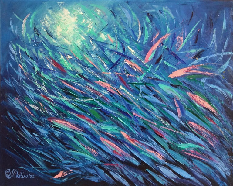 Olga Nikitina - School of Fish Sardines at 1stDibs