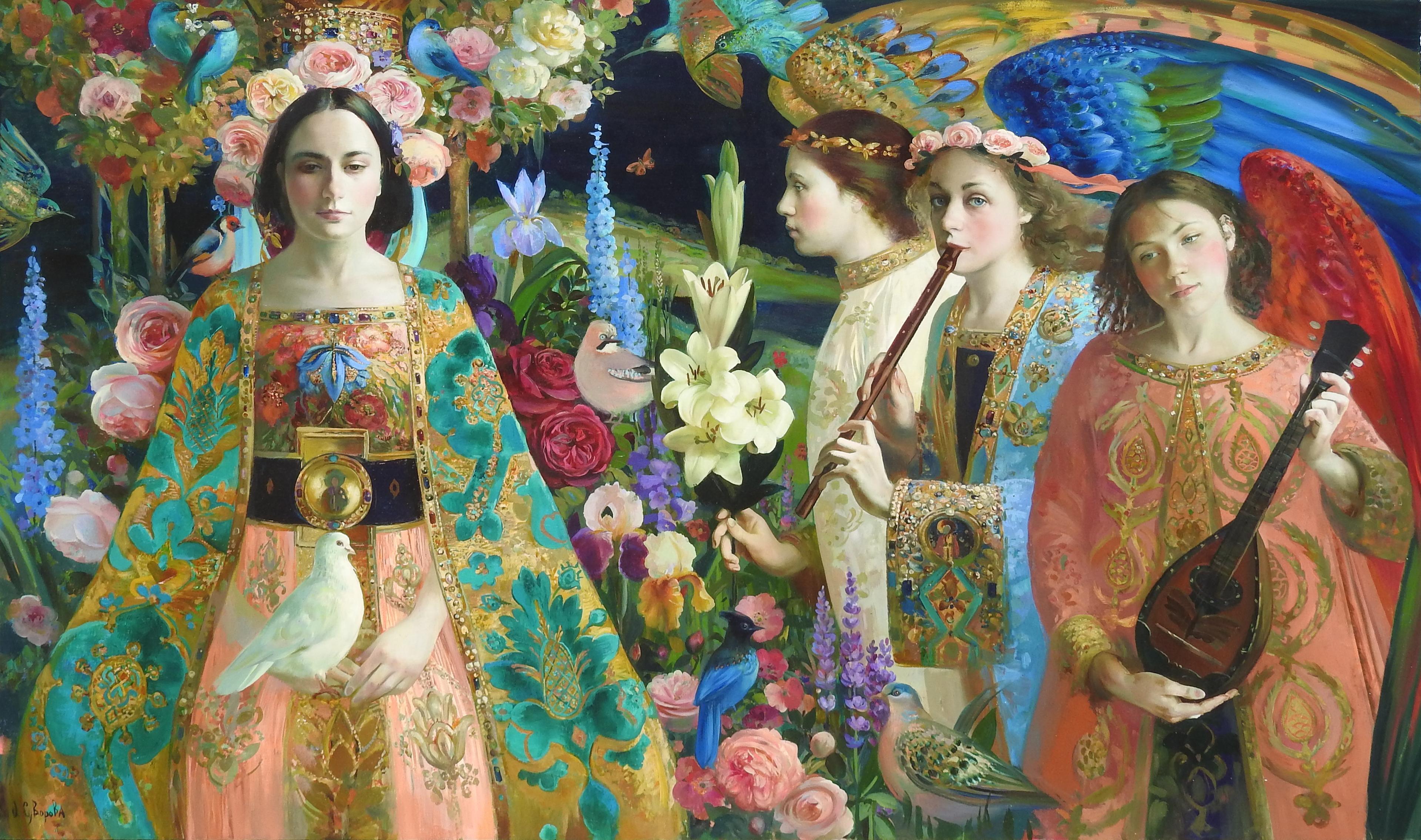 Omar Hamdi Malva - "Colors", Malva, Original Oil on Canvas ...