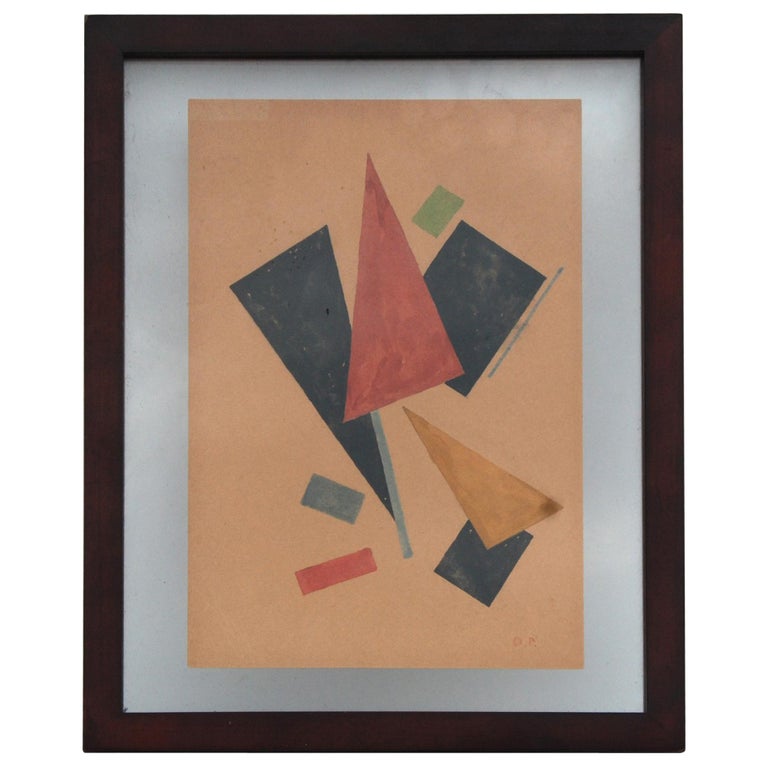 Olga Vladimirovna Rozanova Watercolor on Paper at 1stDibs