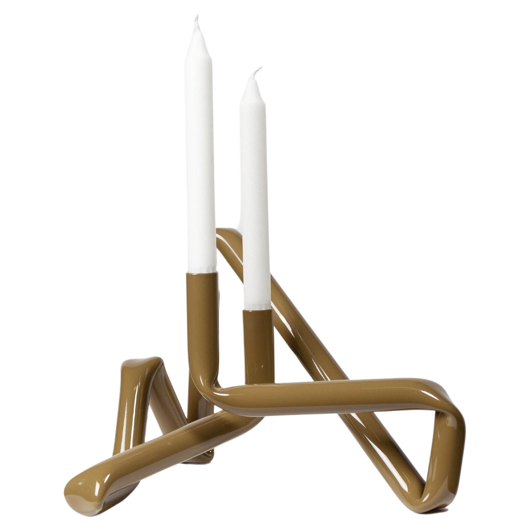 Pair of Solid Olive Wood Hand Carved African Candle Holders For Sale at ...