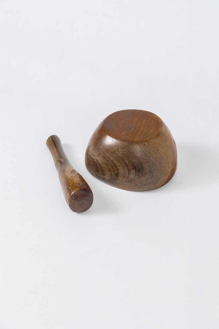 Olive Wood Bowl and Pilon, France, 1960's For Sale at 1stDibs | pilon ...