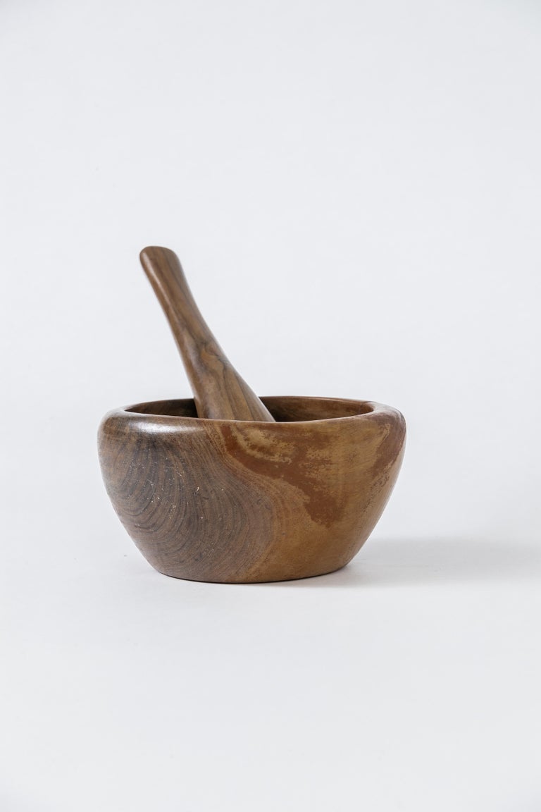 Olive Wood Bowl and Pilon, France, 1960's For Sale at 1stDibs | pilon ...