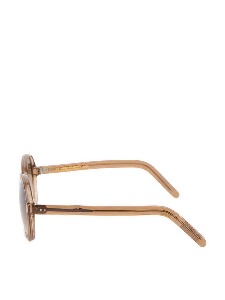 Oliver Goldsmith Women's Aviator Brown Tinted Sunglasses For Sale at ...