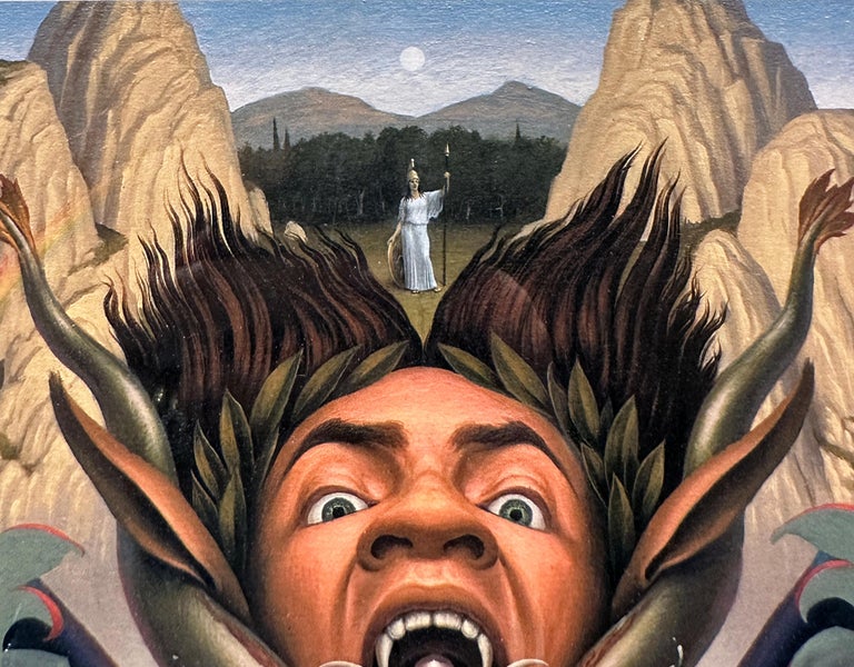 Oliver Hazard Benson - The Blue Night - Surreal Giclee Print, Artist ...