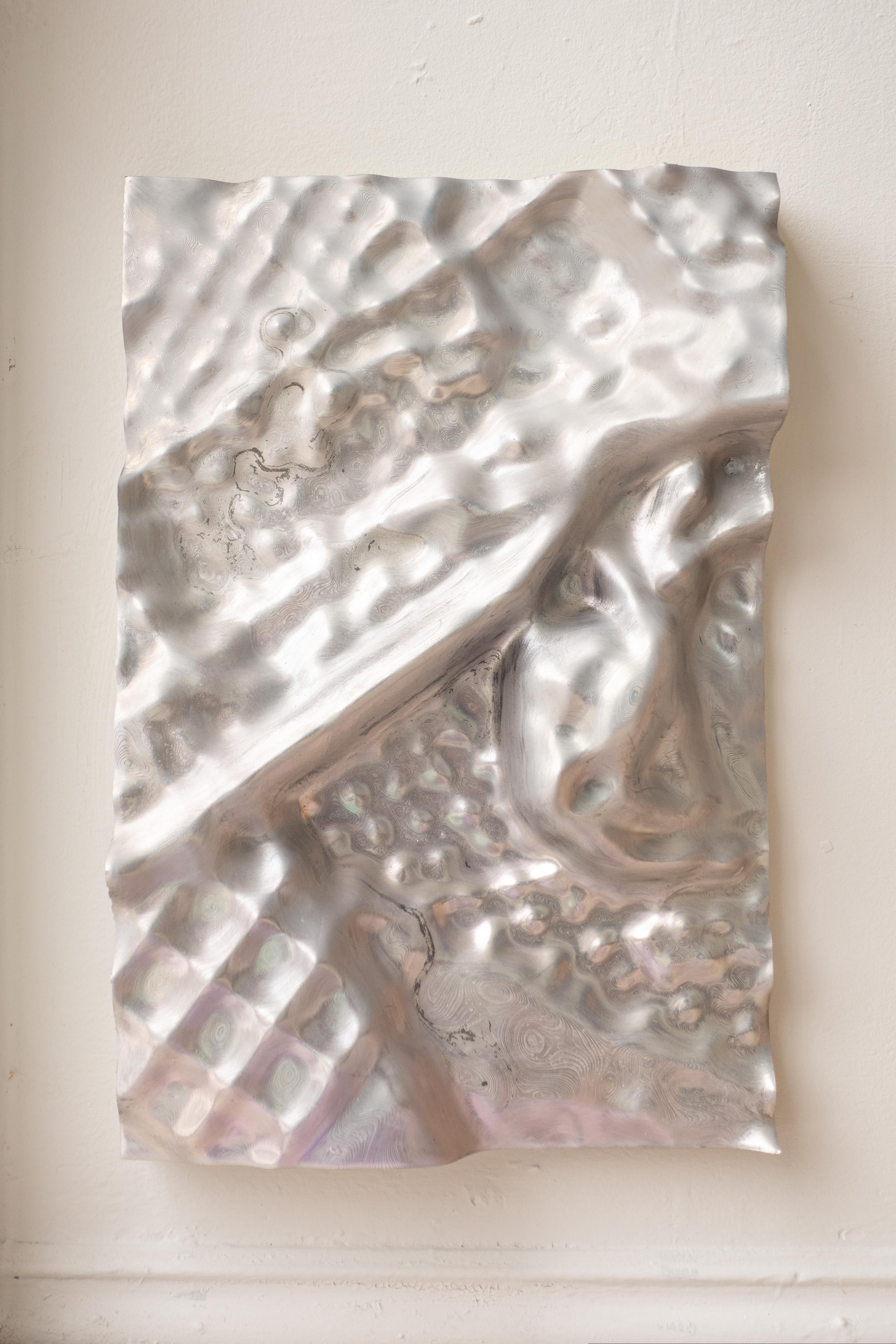 Oliver Pauk - Object #79, Iridescent relief wall-hung sculptural work ...