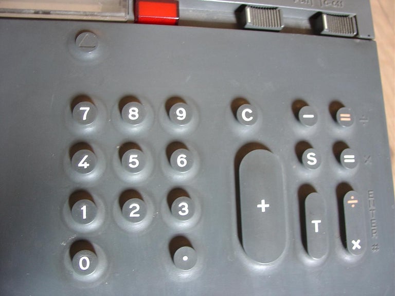 Olivetti Divisumma 28 Mario Bellini Design Years '70 For Sale at 1stDibs