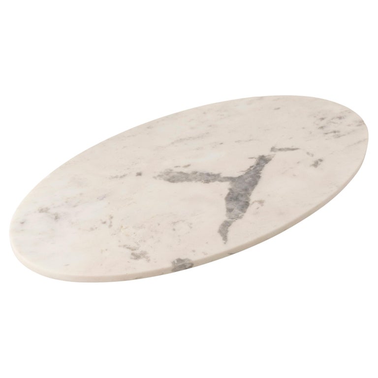 Mexican Handmade Olivia Marble Serving Tray For Sale at 1stDibs