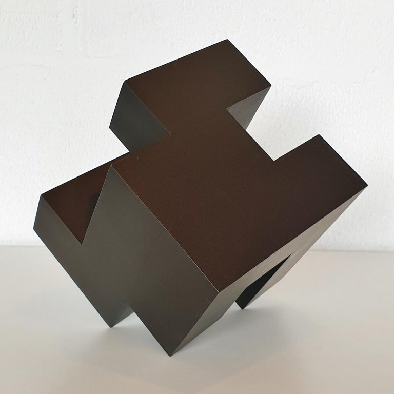 Olivier Julia - Cube architectural I no. 4/15 - contemporary modern abstract wall sculpture For ...