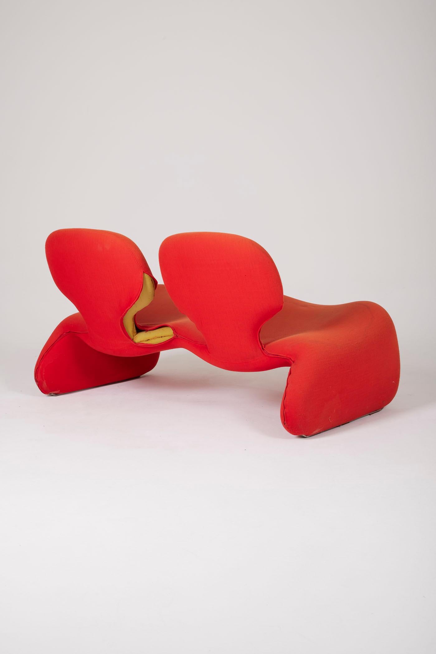 Olivier Mourgue sofa For Sale at 1stDibs