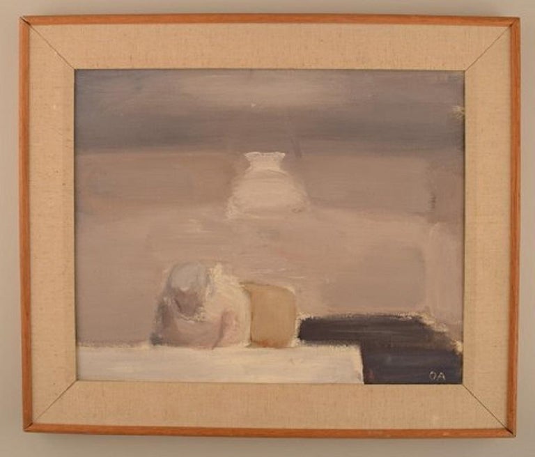 Olle Agnell, Sweden, Oil on Canvas, Abstract Composition, 1960s at 1stDibs