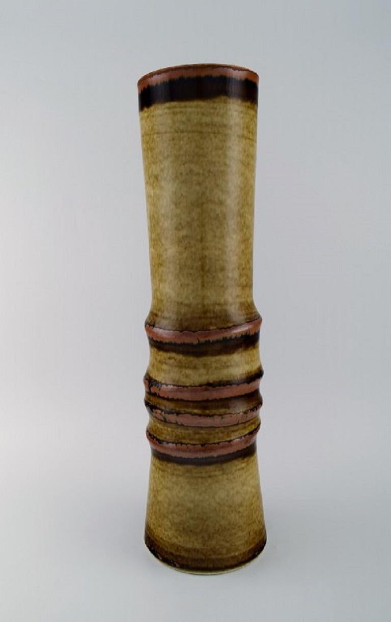 Olle Alberius for Rörstrand, Floor Vase in Glazed Ceramics, 1960s For ...