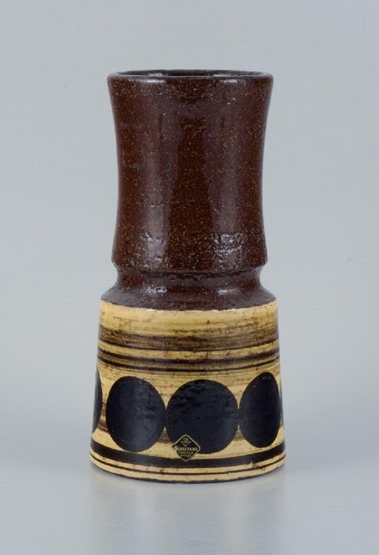Olle Alberius for Rørstand, Atelje. Hand Painted Ceramic Vase with ...