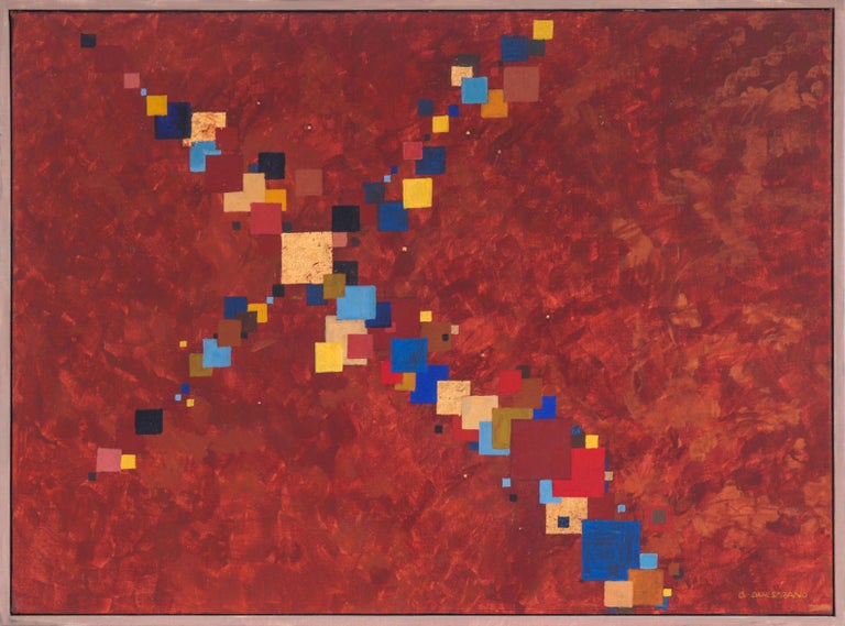 Olof Dahlstrand - "Dancing with the Squares" 2012 Acrylic For Sale at 1stDibs