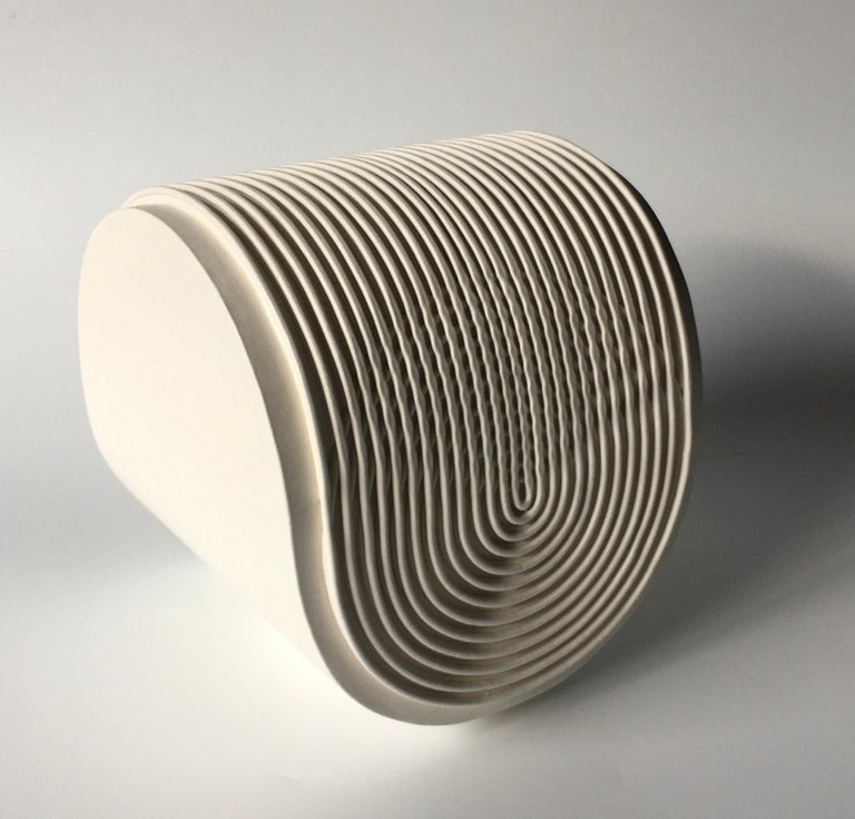 Oloid is a Contemporary Table Sculpture, with Geometric Design For Sale ...