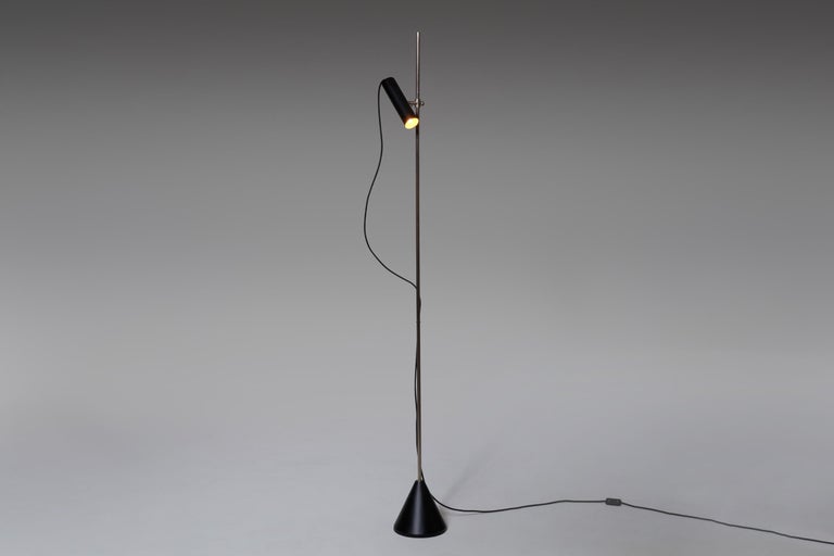 Oluce Adjustable Floor Lamp, Italy, 1950s at 1stDibs