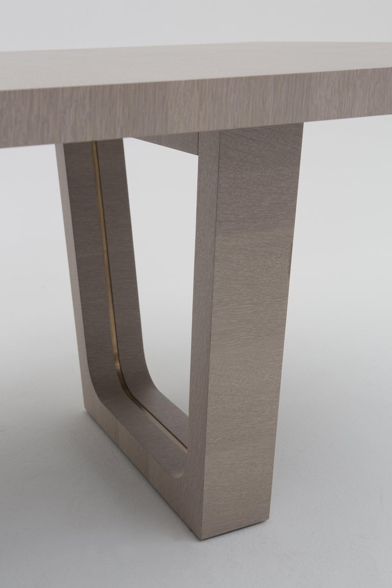 Davidson's Modern, Rectangular Olympia Dining Table, in Matte Pale Grey ...