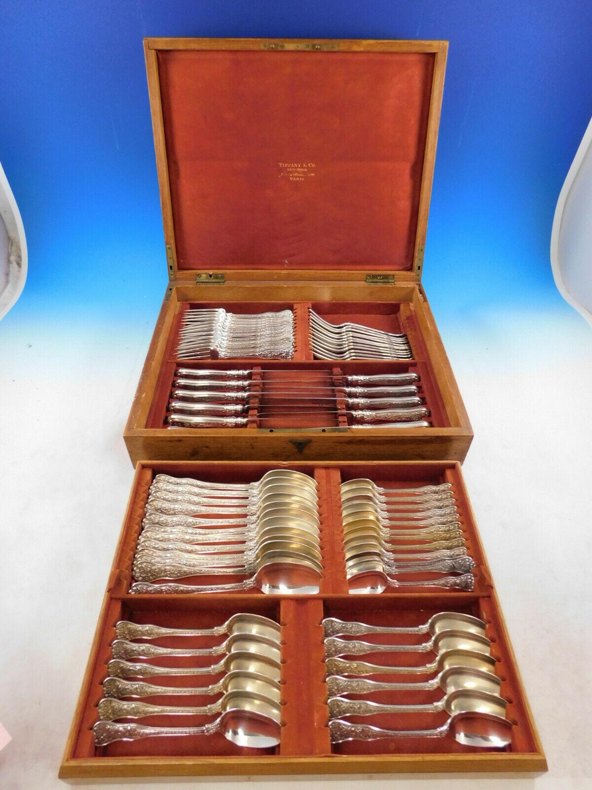 Olympian by Tiffany and Co Sterling Silver Flatware Set 12 Service 72 ...