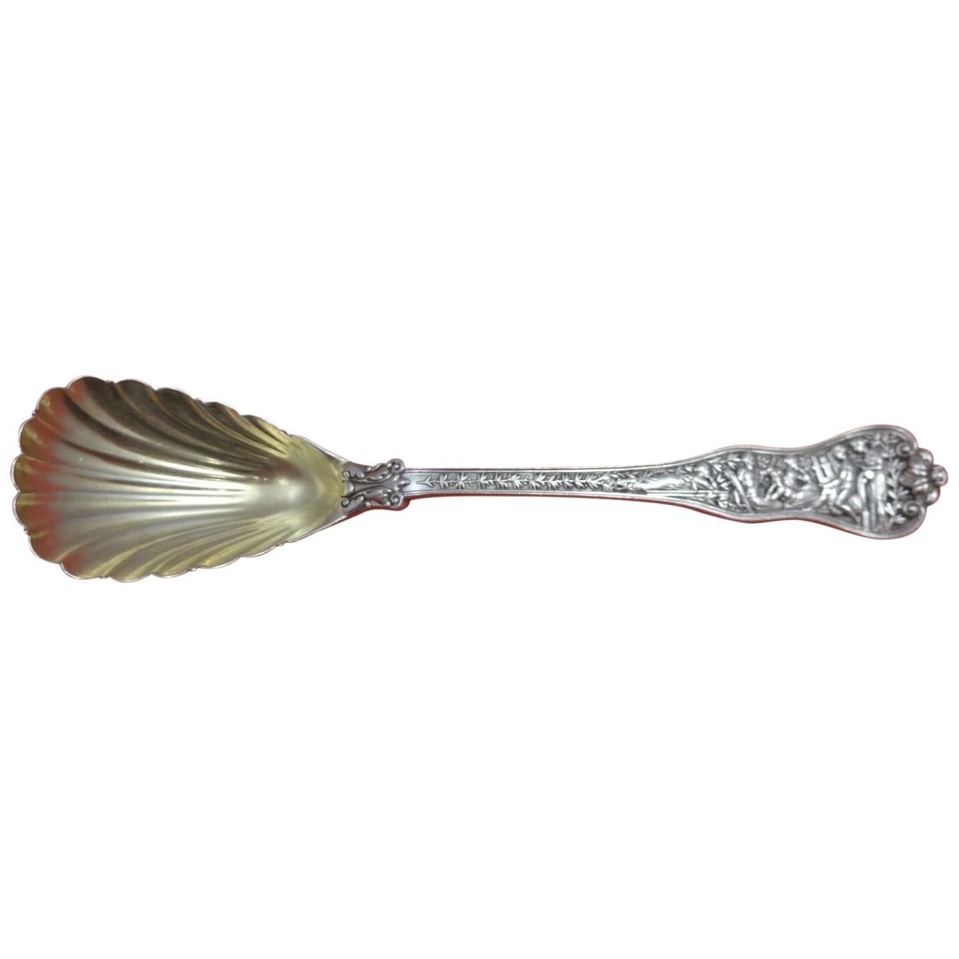 Broom Corn by Tiffany and Co. Sterling Silver Gravy Ladle Swirl Ruffled ...