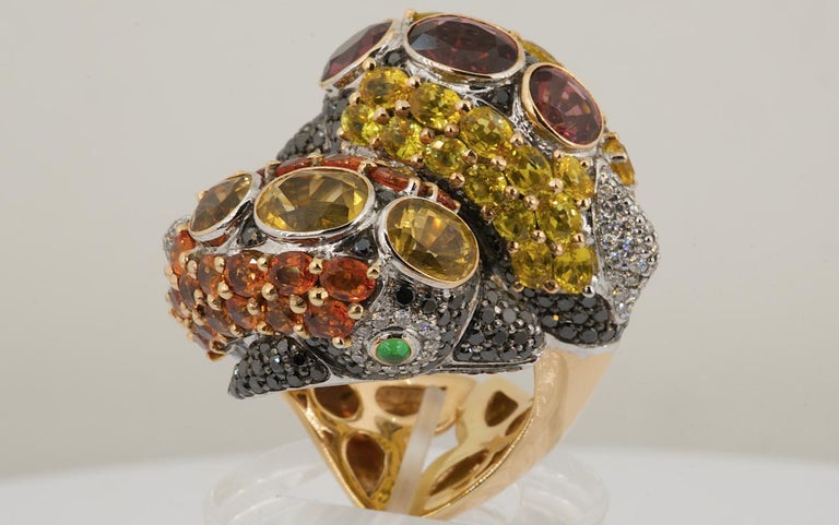 Olympus Art Certified, Pink G, Diamond, Citrin, Rhodolite, Sapphire ...