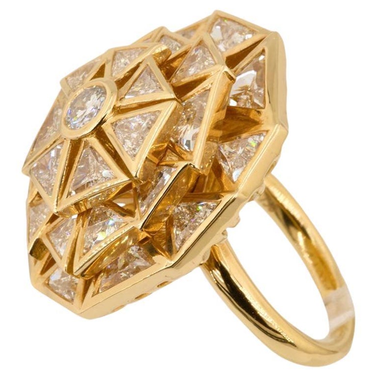 Olympus Art Certified, Unique Art, Diamond&Gold, 'The Power of The Sun ...