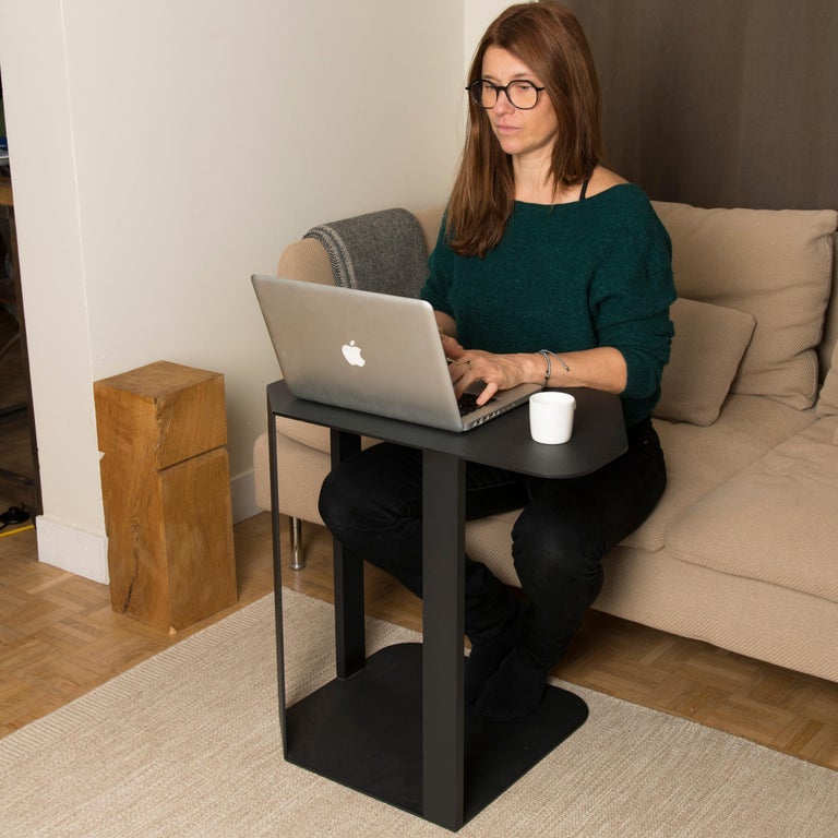 Black Aluminium Laptop Table - om37 by mjiila For Sale at 1stDibs