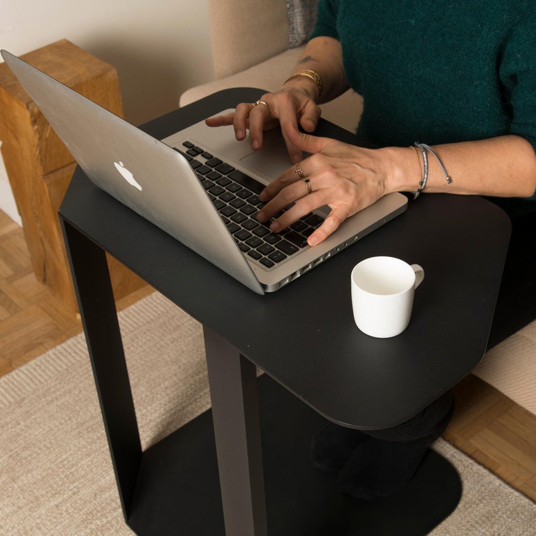 Black Aluminium Laptop Table - om37 by mjiila For Sale at 1stDibs