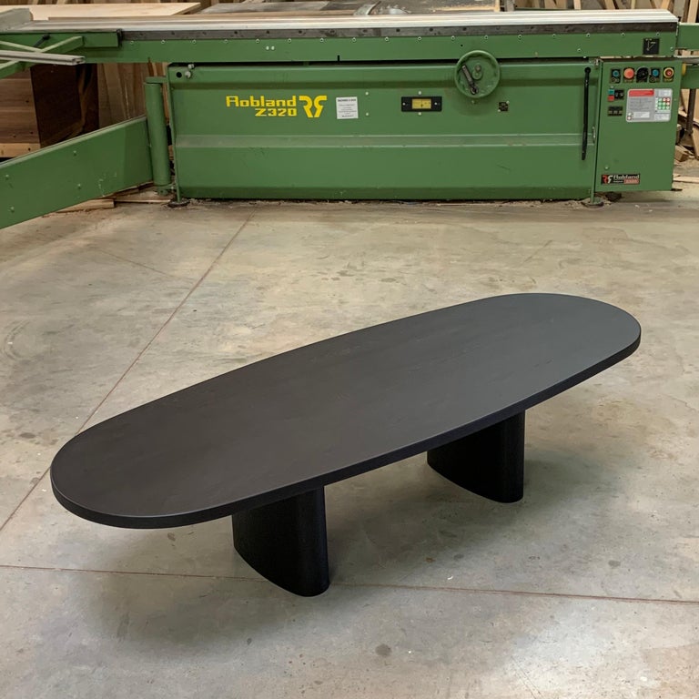 Black Solid Ash Coffee Table - om39 by mjiila For Sale at 1stDibs