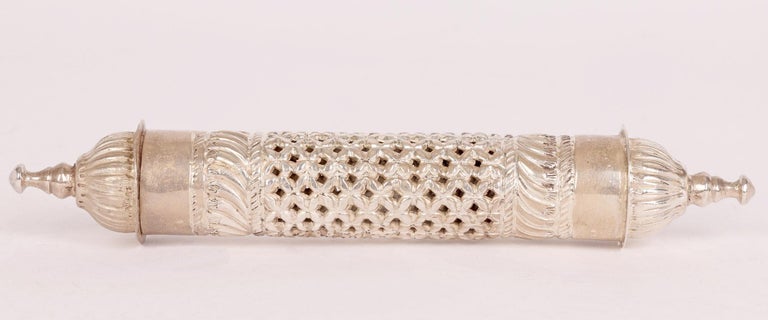 Omani Two Silver Scroll or Document Holders For Sale at 1stDibs