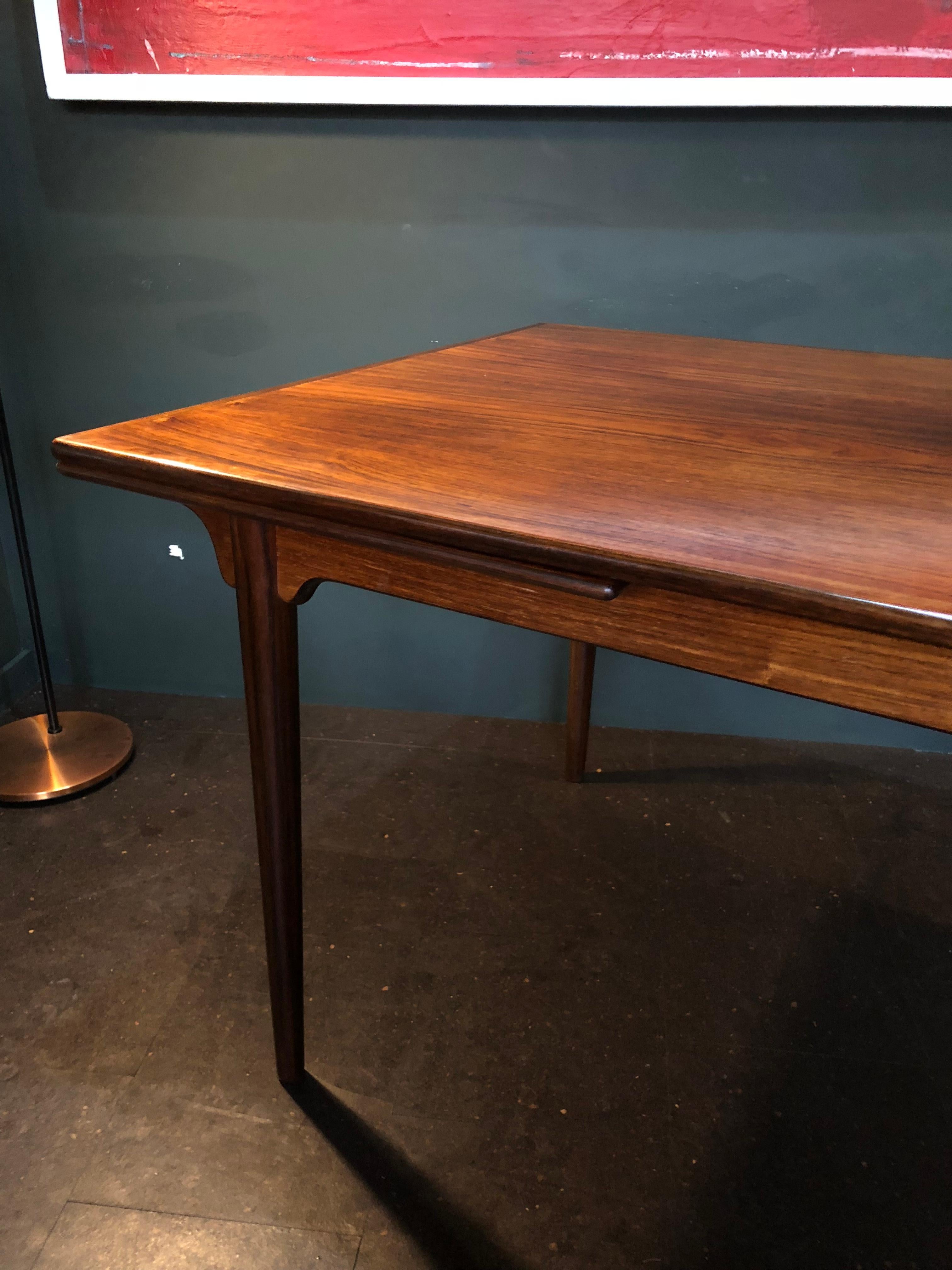 Omann Jun, Gunni Omann, Danish Midcentury Rosewood Dining Table at 1stDibs