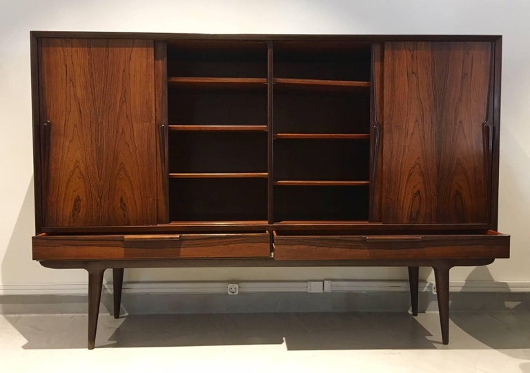 Omann Jun Møbelfabrik Hardwood Sideboard, Model 13 at 1stDibs