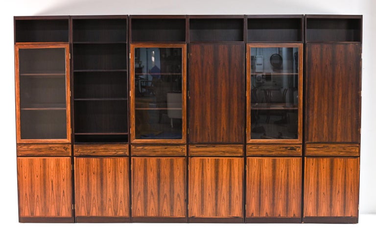 Omann Jun "Scan-Flex" Modular 6-Unit Storage System in Rosewood For ...