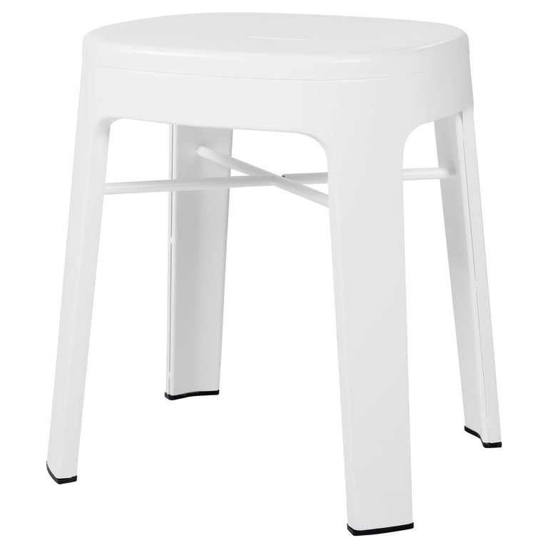 Ombra Low Stool, White by Emiliana Design Studio For Sale at 1stDibs