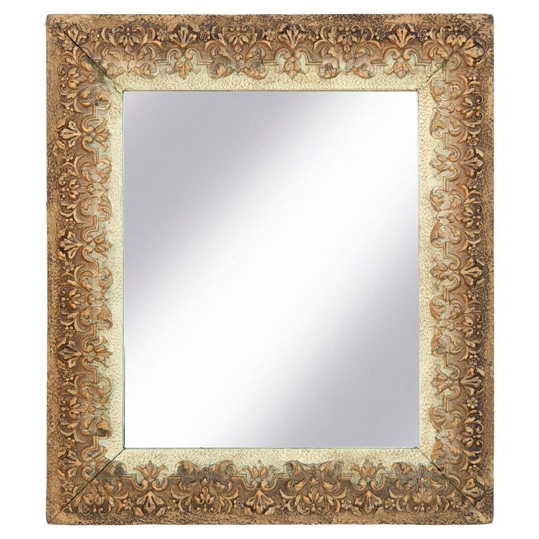 Ombre Mirror with Gradual Gold to Ivory For Sale at 1stDibs