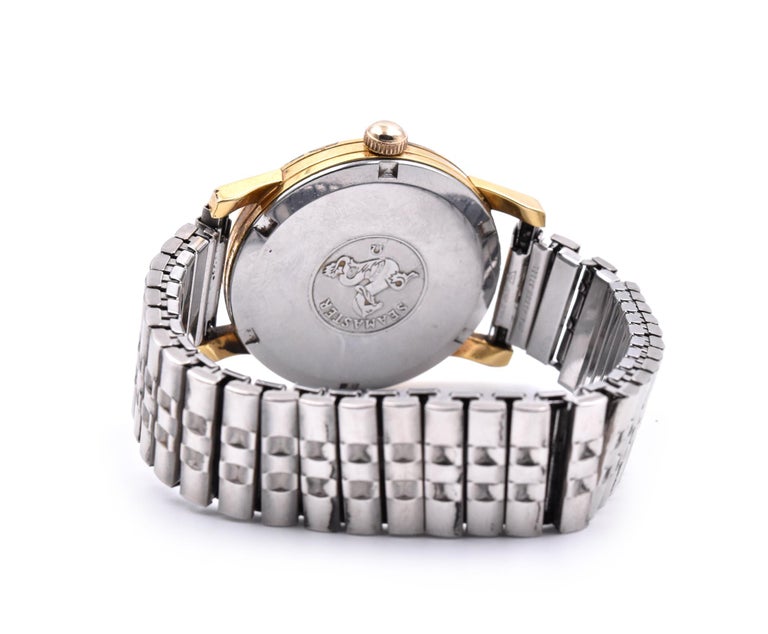 Omega 14 Karat Yellow Gold Filled Vintage Seamaster at 1stdibs