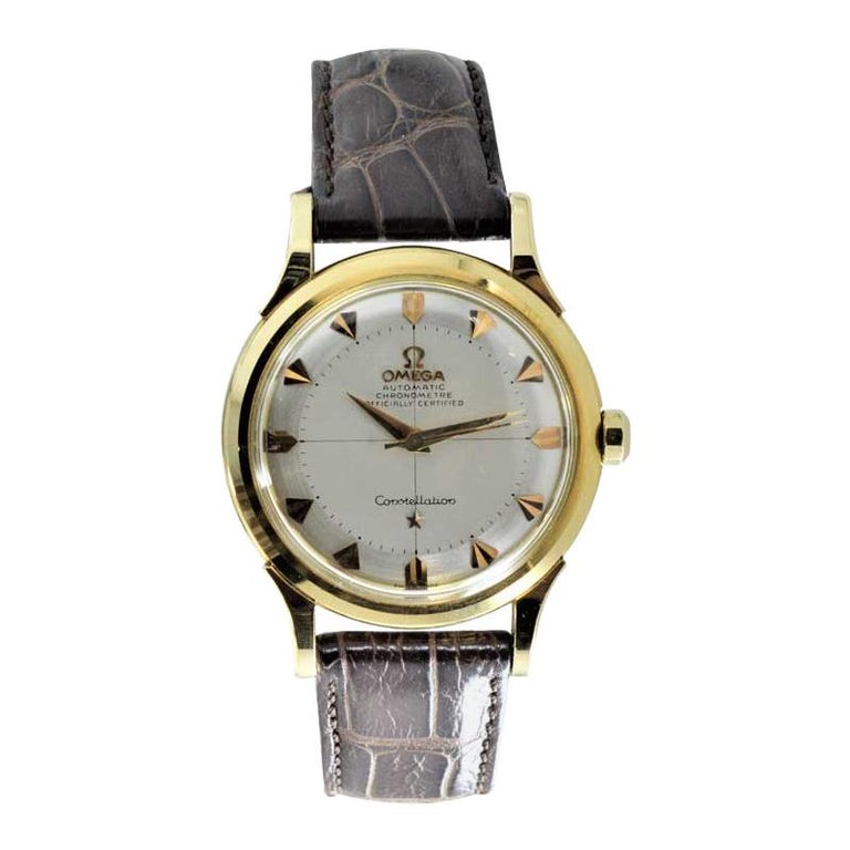 Omega 18 Karat Gold Constellation Observatory Chronometer, circa 1950 ...